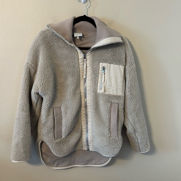 Varley | Jackets & Coats | Varley Myla Twilltrimmed Faux Shearling ...